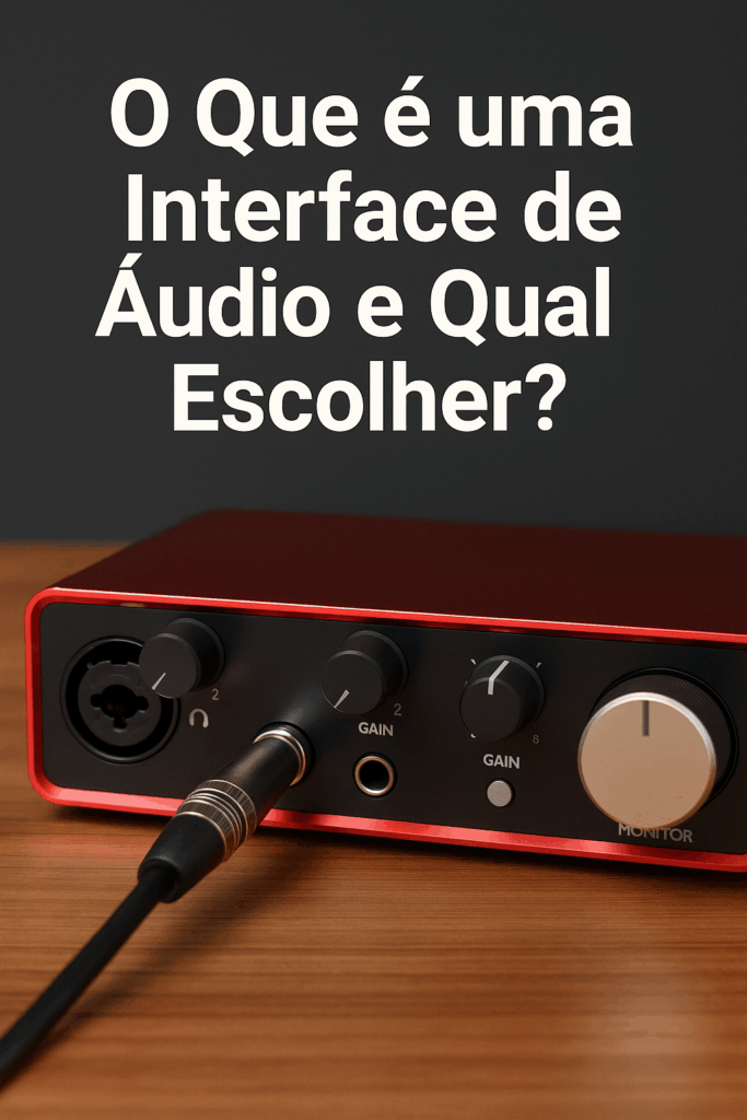 Interface de Áudio: O Guia Definitivo para Músicos (Do Home Studio ao ...