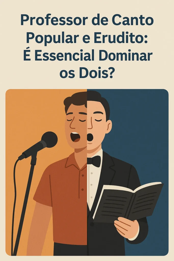 Professor de Canto Popular e Erudito: É Essencial Dominar os Dois ...